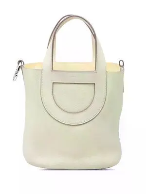 Hermès 2024 Clemence And Swift In The Loop 18 Handbag - Yellow