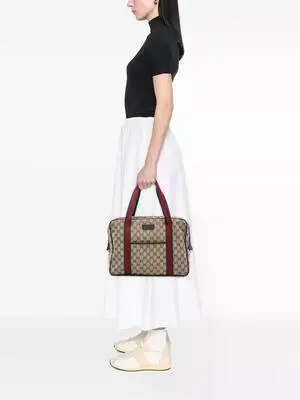 Gucci Gg Canvas Web Business Bag