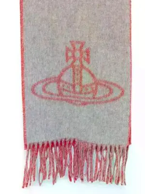 VIVIENNE WESTWOOD Orb-jacquard Reversible Scarf