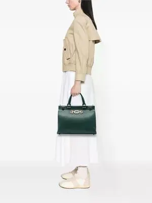 Gucci Zumi Top Handle Bag Satchel - Green