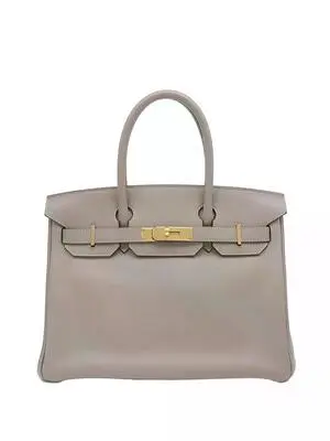 Hermès 2020 Clemence Birkin Retourne 30 Handbag - Brown