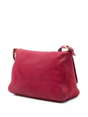 Fendi Shimmer Leather Shoulder Bag
