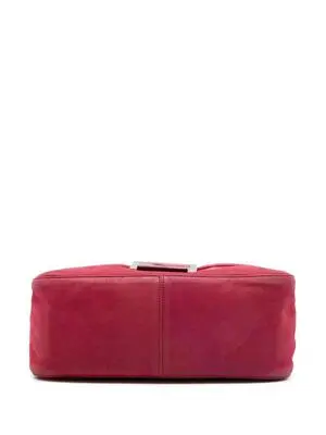 Fendi Shimmer Leather Shoulder Bag