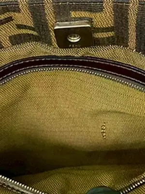 Fendi Large Zucca Canvas Tote Bag