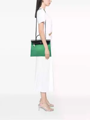 Hermès Herbag Zip 31 Satchel - Black