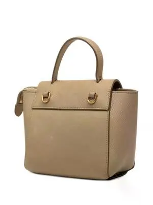 Celine 2020 Pico Grained Calfskin Belt Bag Satchel - Neutrals
