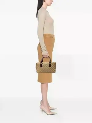Gucci 2000-2015 Gg Canvas Boston Bag
