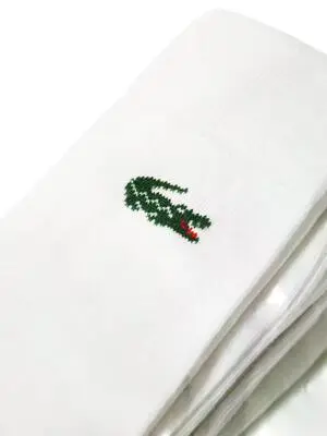 Lacoste Logo-intarsia Ribbed Socks