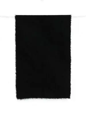 Faliero Sarti Alexia Frayed-edge Scarf - Black