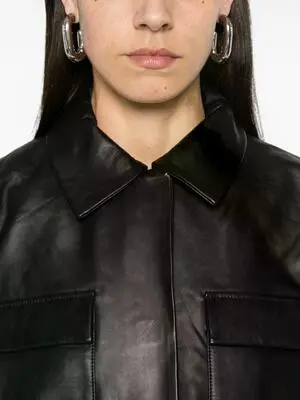 ST. AGNI Flap-pocket Leather Jacket