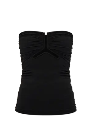 Rick Owens Top With Bare Shoulders - Black
