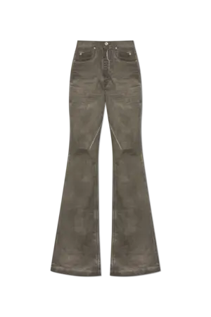 Rick Owens Flared Leg Jeans - Grey