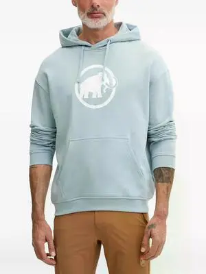 MAMMUT Logo-print Drawstring Hoodie - Blue