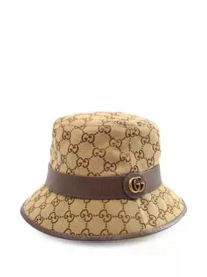 Gucci 2010s Gg Marmont Canvas Bucket Hat - Neutrals