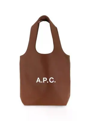A.p.c. Ninon Logo-print Tote Bag - Brown