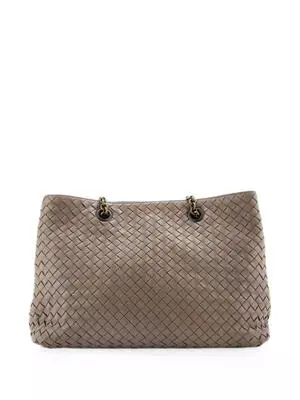 Bottega Veneta Double Chain Intrecciato Nappa Medium Tote Bag
