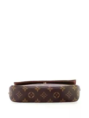LOUIS VUITTON Monogram Canvas Ivy Wallet On Chain Shoulder Bag - Brown