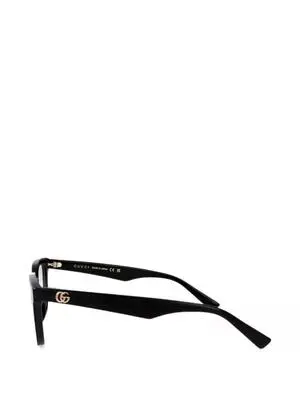 Gucci Logo-plaque Square-frame Glasses