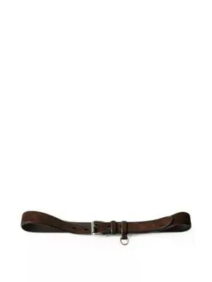 Prada Suede Belt - Brown