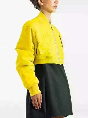 Balenciaga Cropped Bomber Jacket