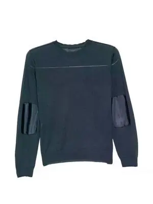 Undercover Ruffled-trim Sweater - Blue