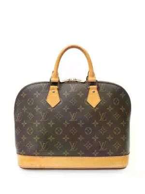 LOUIS VUITTON Pm Alma Monogram Tote Bag - Brown