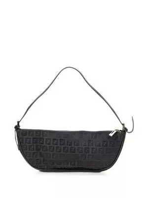 Fendi Zucca Boat Shoulder Bag