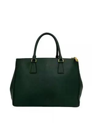 Prada Saffiano Lux Galleria Double Zip Satchel
