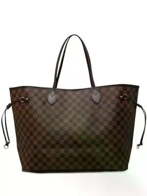 LOUIS VUITTON 2013 Damier Ebene Neverfull Gm Tote Bag - Brown