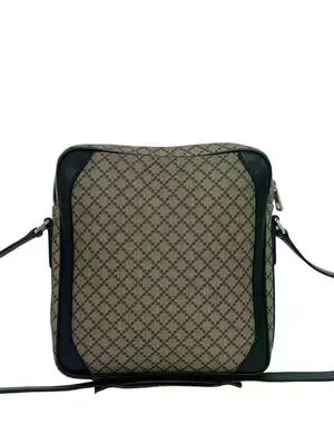 Gucci Diamante Coated Canvas Zip Crossbody Bag
