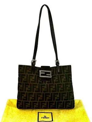 Fendi 2000-2010 Zucca Canvas Tote Bag