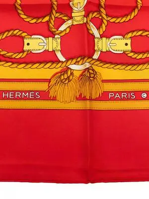 Hermès 2000-2026 Cordelieres Silk Scarf Scarves