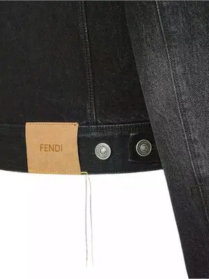 Fendi Faded-effect Denim Jacket