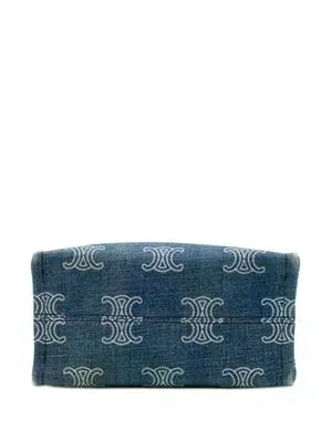 Celine Small Denim Triomphe Cabas Tote