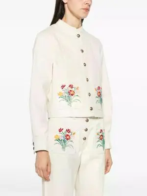Valentino Garavani Floral Embroidered Jacket