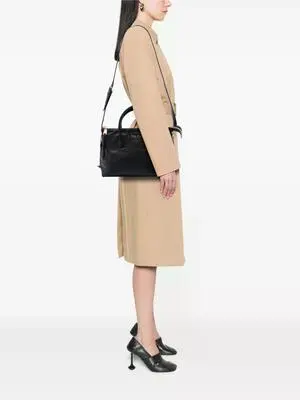 Miu Miu Goatskin Madras Zip Satchel