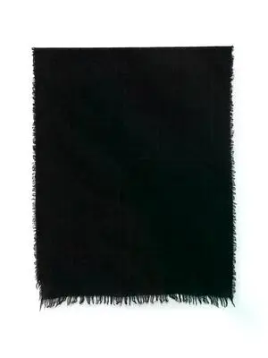 Faliero Sarti Perry Frayed-edge Scarf - Black