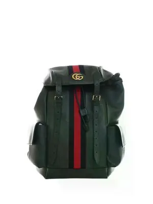 Gucci Calfskin Web Ophidia Backpack