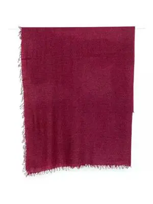 Faliero Sarti Frayed-edge Scarf - Red