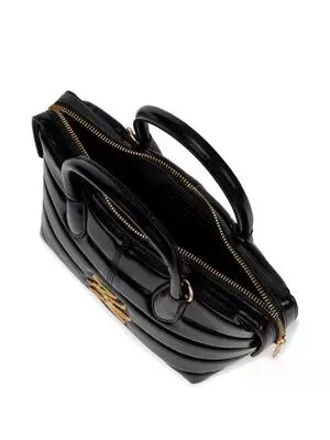 Karl Lagerfeld Quilted Top Handle Bag With K/autograph Logo