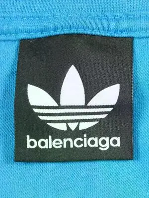 Balenciaga 2010s Logo-embroidered T-shirt