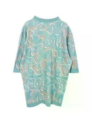 Hermès 2010s All-over Pattern Sweater - Blue