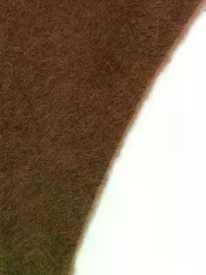 UMA WANG Brushed Triangular Scarf - Brown