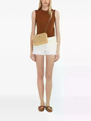 FERRAGAMO Diana Clutch - Neutrals