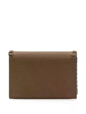 Michael Kors Whipstitch-trim Leather Card Case