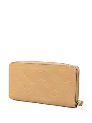 LOUIS VUITTON 2015 Monogram Empreinte Zippy Wallet Long Wallets