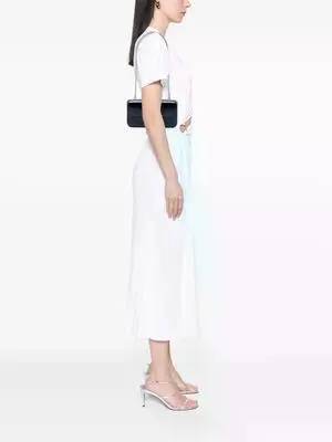 Celine Shiny Calfskin Triomphe Claude Shoulder Bag - Black