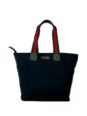 Gucci 2000-2015 Gg Canvas Web Tote Bag