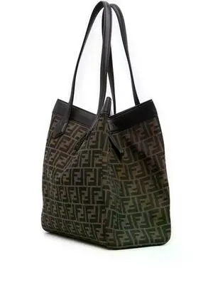 Fendi Large Zucca Canvas Origami Tote Bag