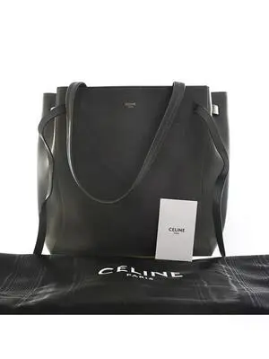 Celine 2023 Small Leather Phantom Cabas Tote Bag